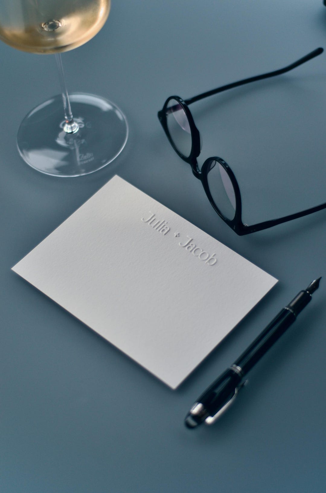 Ultra Luxury Letterpress Stationery – 30 Custom Embossed 3D Cards ...