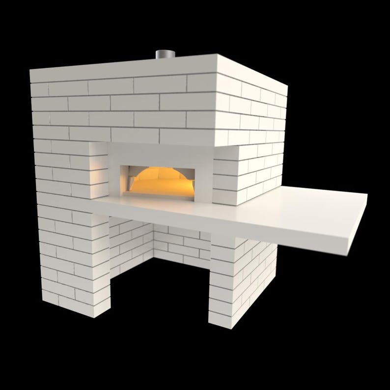 Easy DIY Modern Pizza Oven Plans Metric Imperial Shopping List Concrete ...