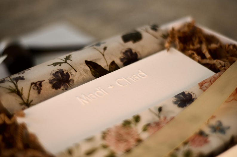 Ultra Luxury Letterpress Stationery – 30 Custom Embossed 3D Cards ...