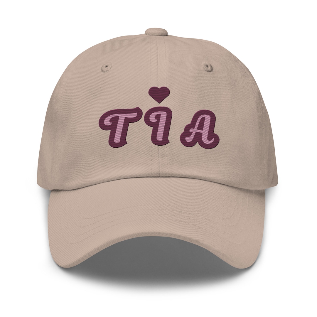 Tía Embroidered Hat, Tia Hat, Tia Gifts, New Aunt Gift, Tia Spanish ...