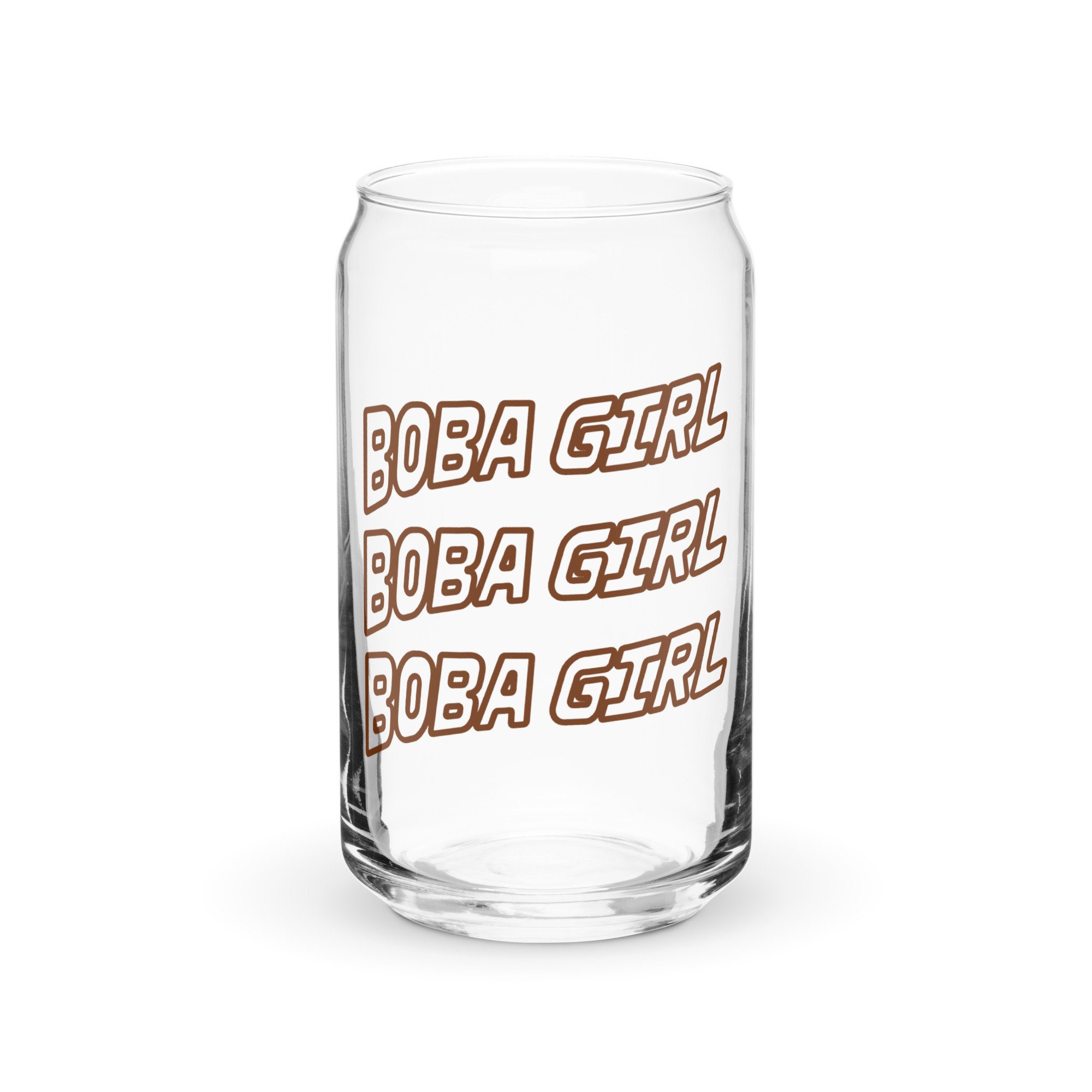 Boba Girl Glass, Boba Lover Gift, Boba Tumbler, Boba, Milk Tea Lover ...