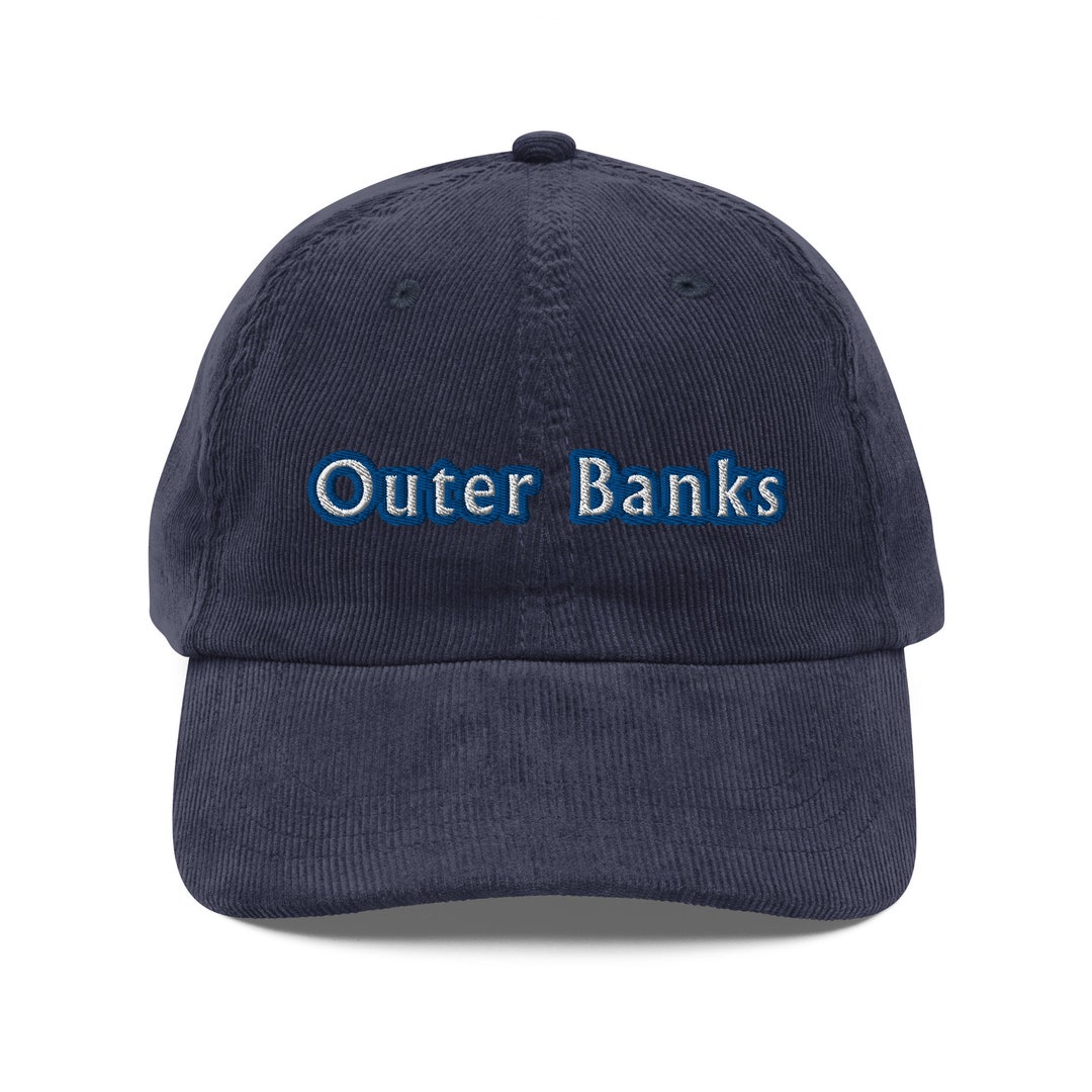 Outer Banks Embroidered Vintage Corduroy Cap, Outer Banks Hat, Obx Hat ...