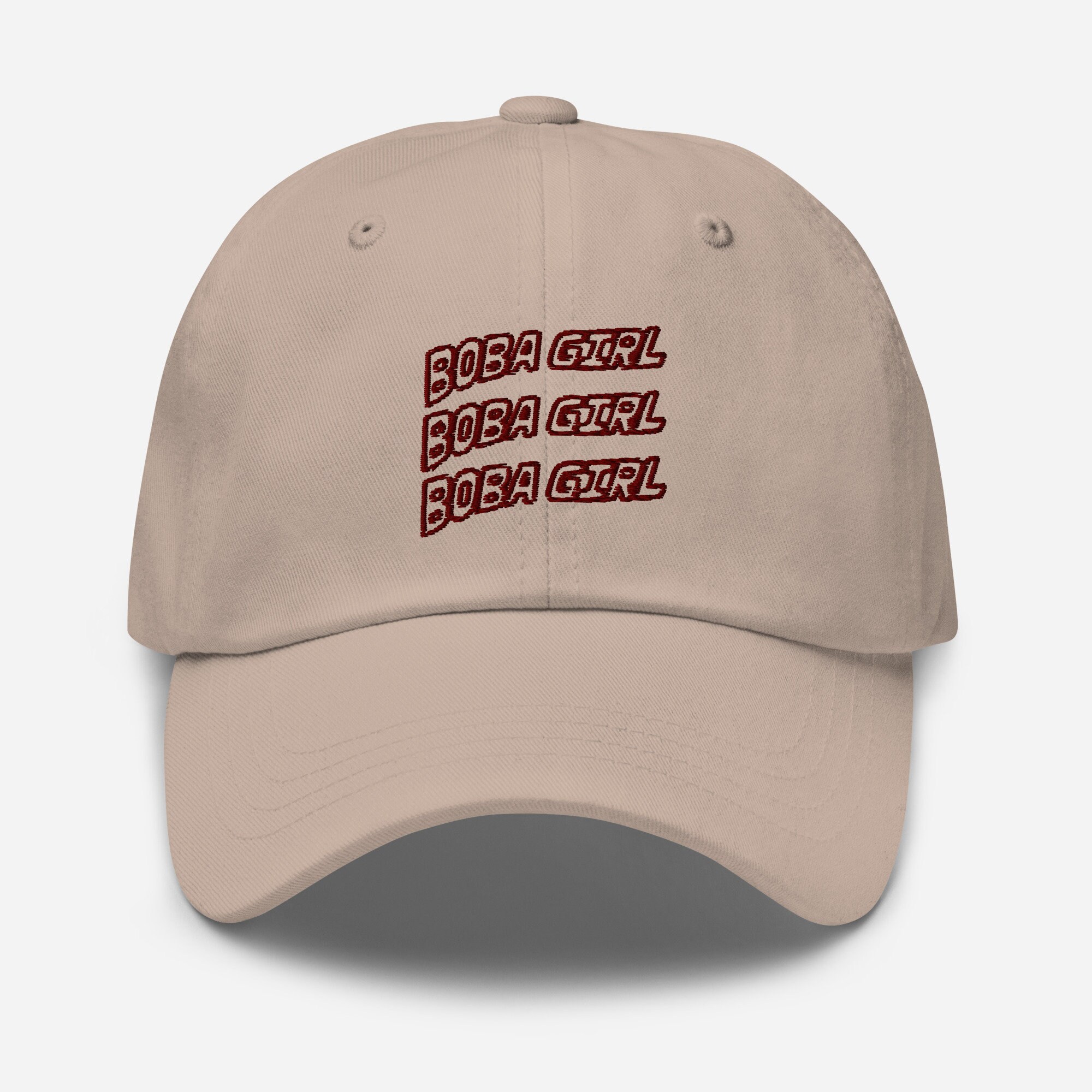 Embroidered Boba Girl Cap, Retro Design, Boba Lover Gift, Gift for ...