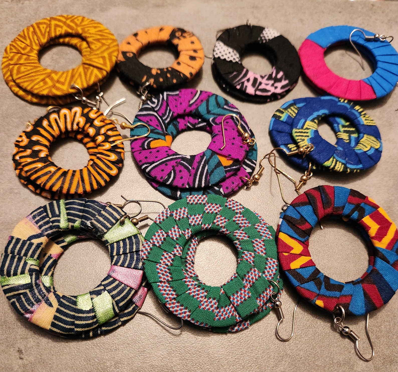 10 Pairs of Cloth Material, Java Prints, African Cloth Material ...