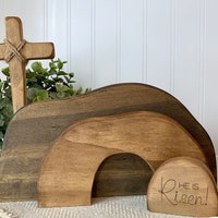 Empty Tomb Kids Craft. Easter Craft With Cross and Empty Tomb With ...