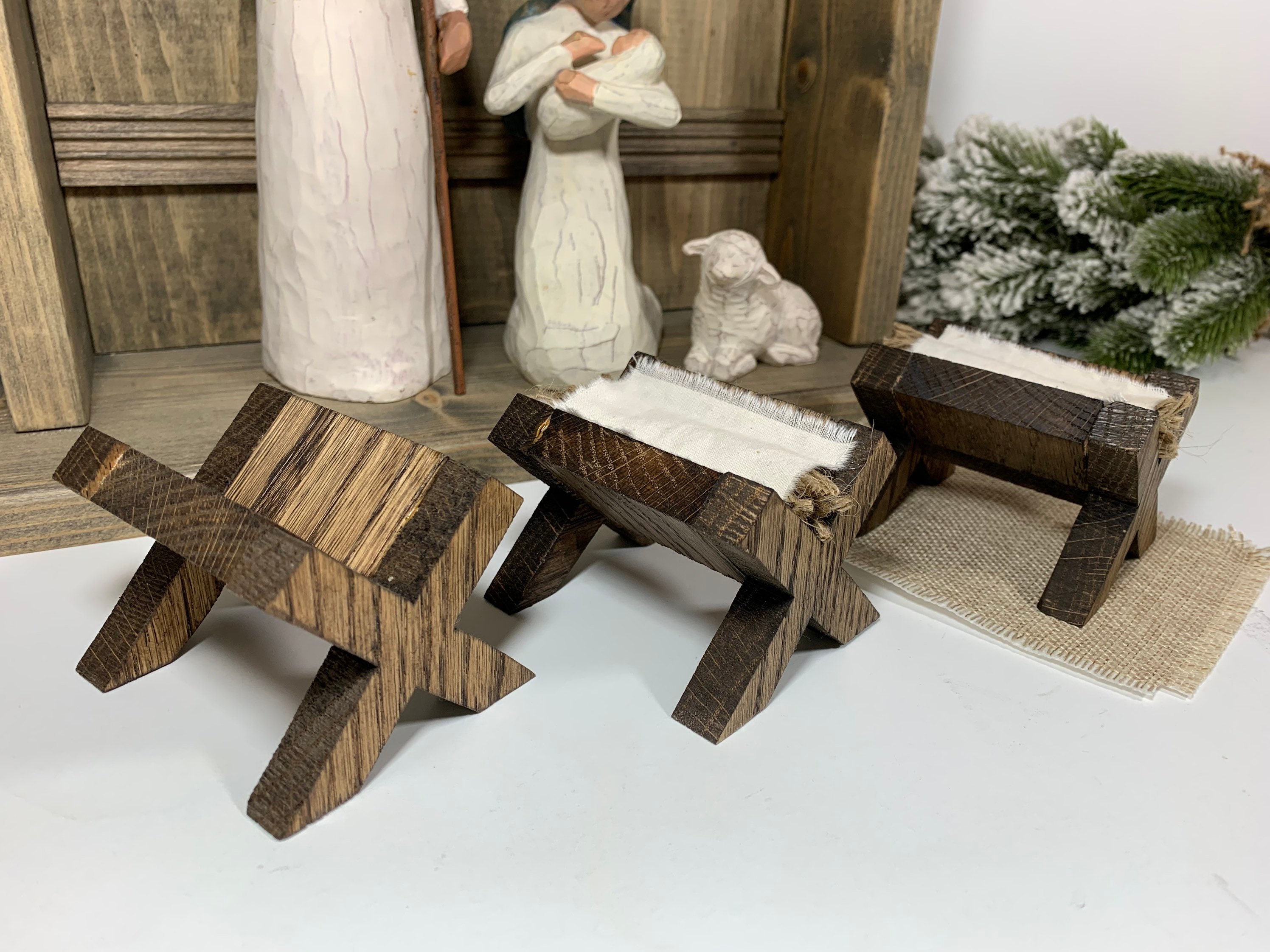 Nativity Manger / Cradle for Willow Tree Nativity Manger for - Etsy