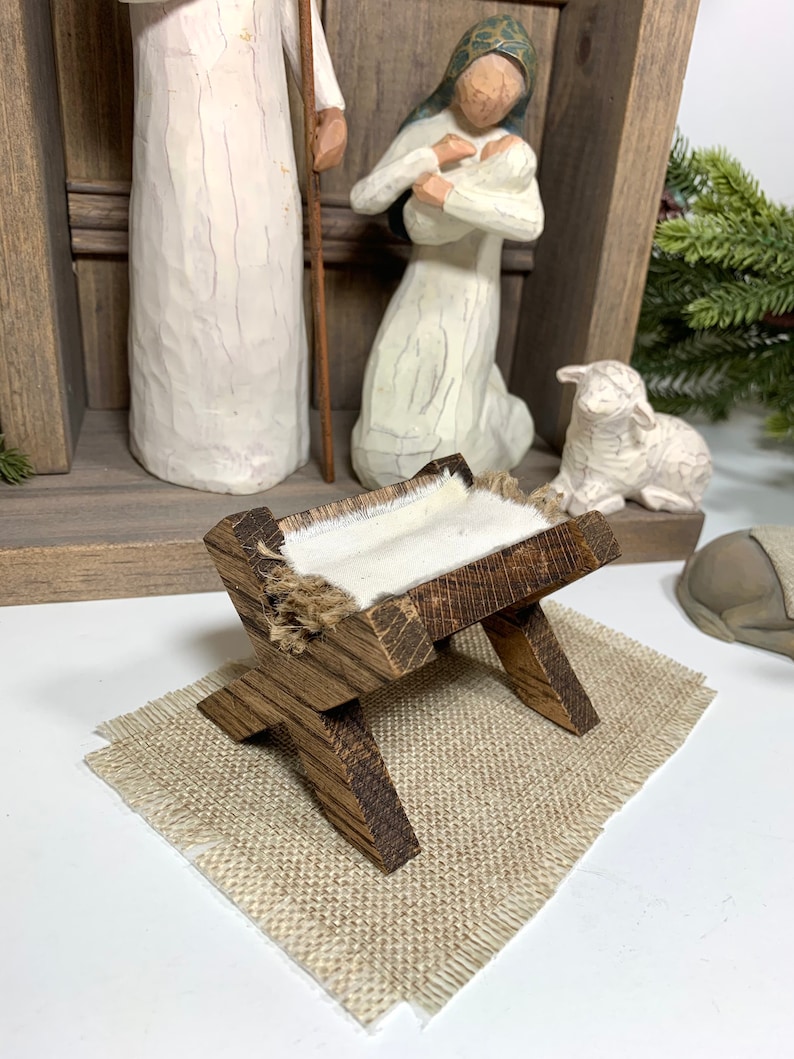 Nativity Manger / Cradle for Willow Tree Nativity Manger for - Etsy
