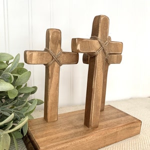 Cross Trio Easter Display /calvary Easter Display Easter Decor Easter ...