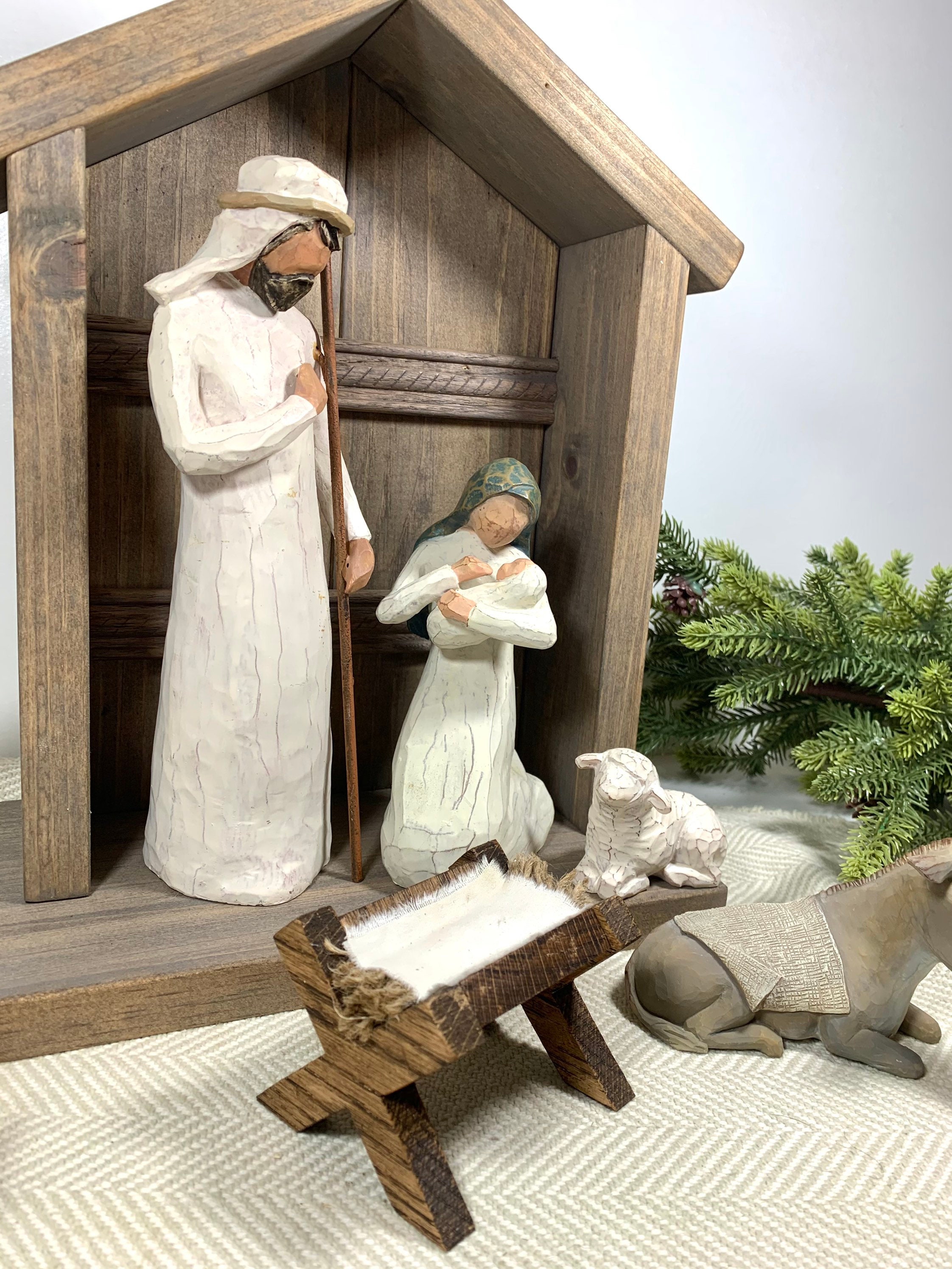 Nativity Manger / Cradle for Willow Tree Nativity Manger for - Etsy