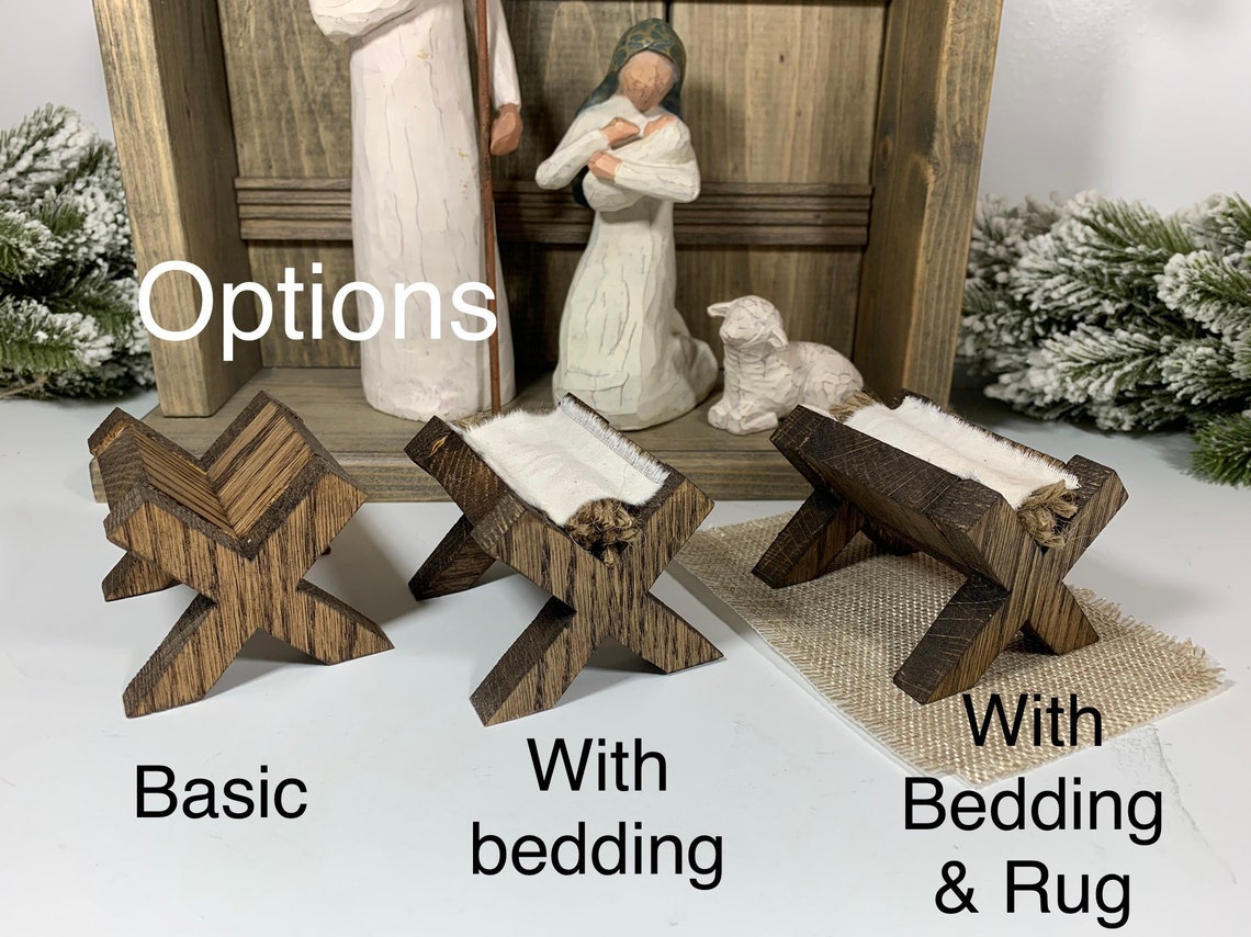 Nativity Manger / Cradle for Willow Tree Nativity Manger for - Etsy