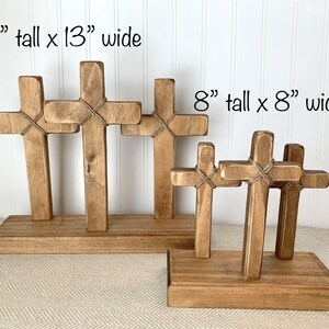 Cross Trio Easter Display /calvary Easter Display Easter Decor Easter ...