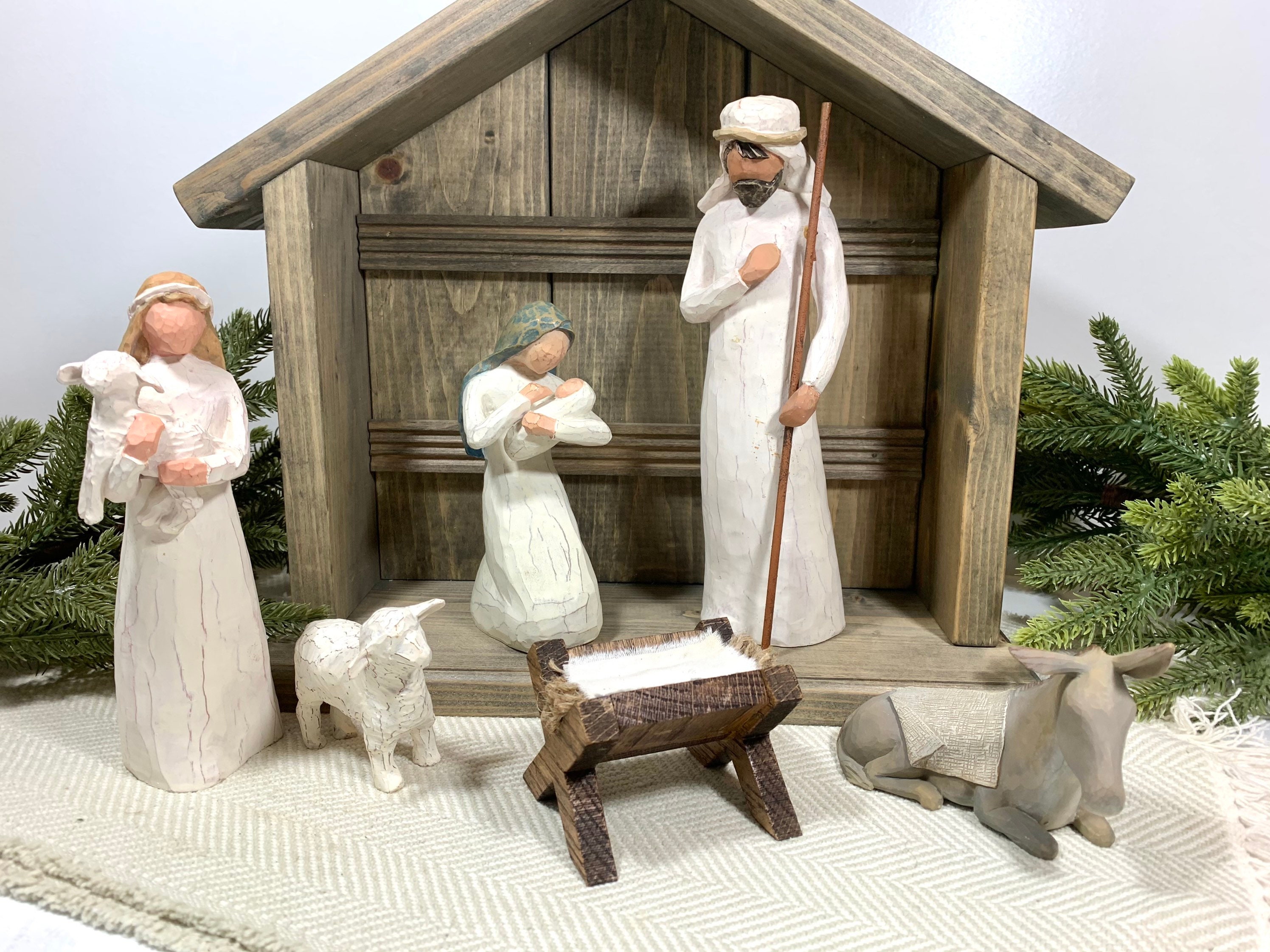 Nativity Manger / Cradle for Willow Tree Nativity Manger for - Etsy