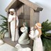 Wood Nativity Stable / 3 Sizes / Stable Fits Willow Tree Nativity ...