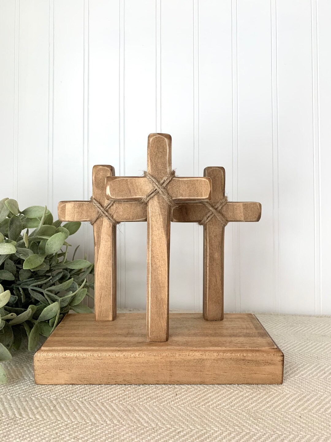 Cross Trio Easter Display /calvary Easter Display Easter Decor Easter ...