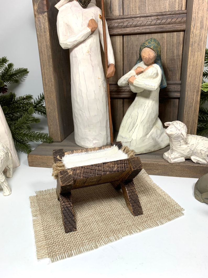 Nativity Manger / Cradle for Willow Tree Nativity Manger for - Etsy