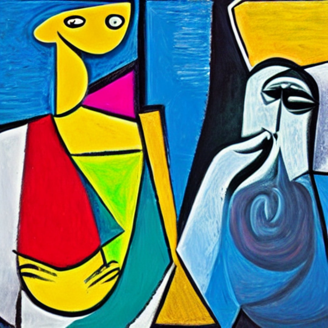 Pablo Picasso Vintage Oil Painting Digital Download - Etsy