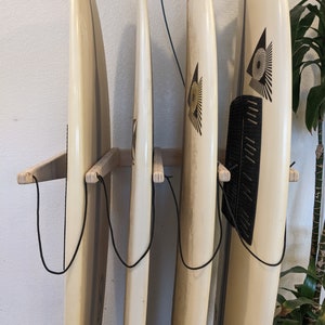 4 Slot Surf Rack / 5" Wide Slots / Economy Surf Rack / Modular Wall ...