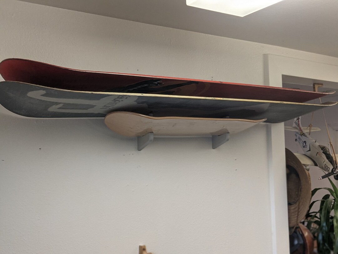 Triple Board Rack / Wall Mount Sports Rack / Snowboard Rack - Etsy