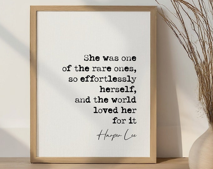 To Kill a Mockingbird Book Page Quote Print, Classic American ...