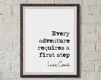 Lewis Carroll Alice in Wonderland a First Step Framed or - Etsy