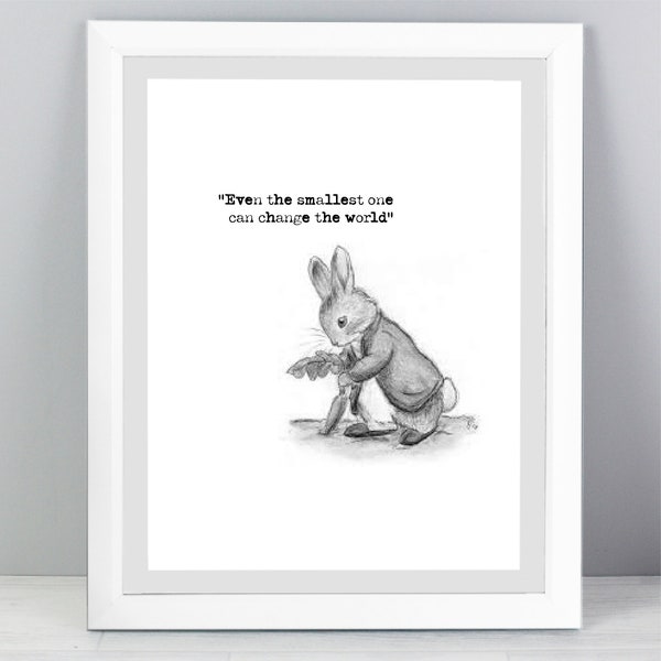 Peter Rabbit Quote - Etsy