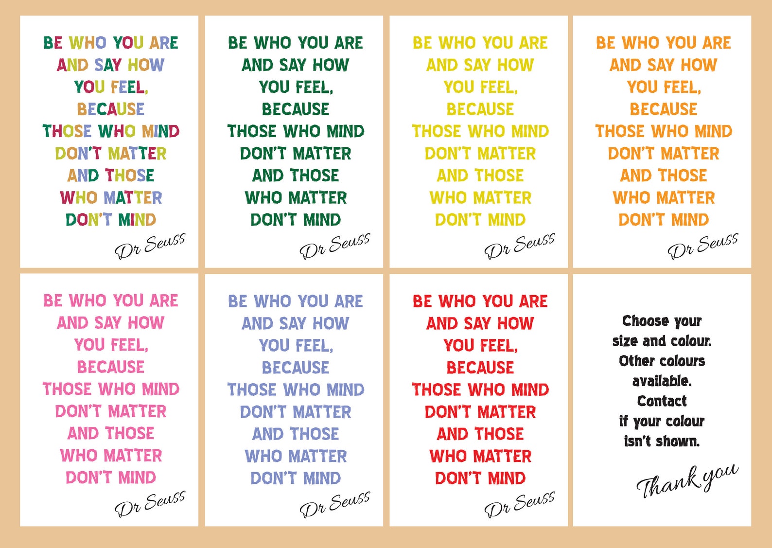 Dr Seuss Quote Print Nursery Wall Art Cat in the Hat Dr. Seuss | Etsy