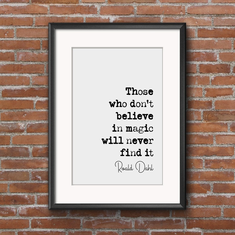 Roald Dahl Quote - Etsy