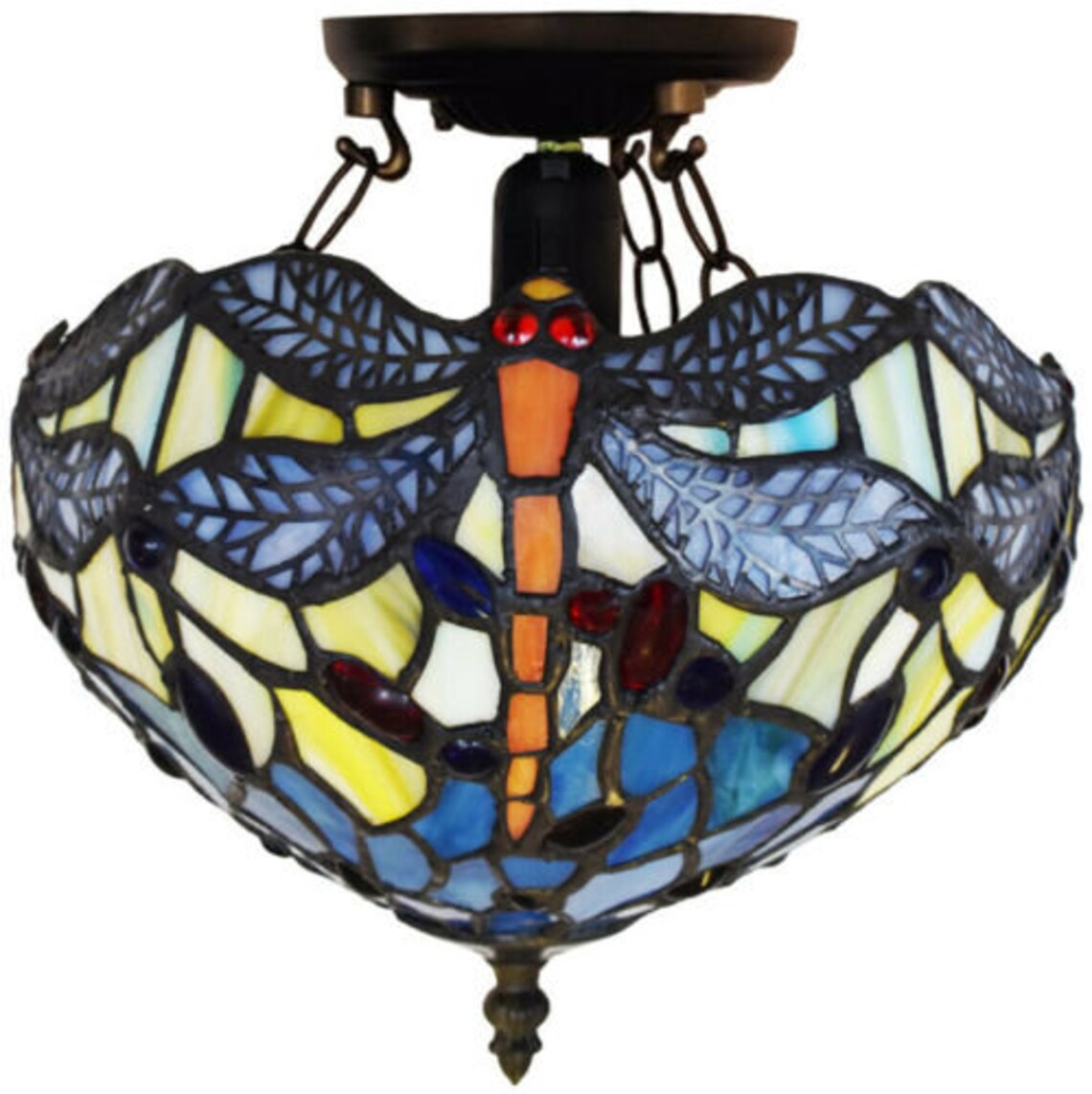 Tiffany Style Stained Glass Ceiling Lamp Home Decor Lamps | Etsy