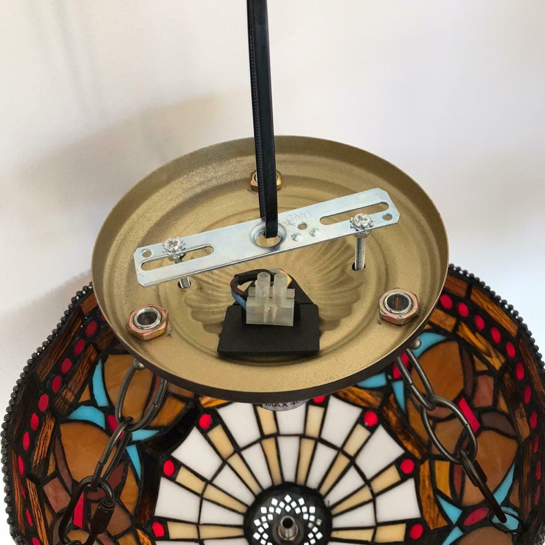 Antique Tiffany Style Handmade Glass Ceiling Lamps Shade for | Etsy