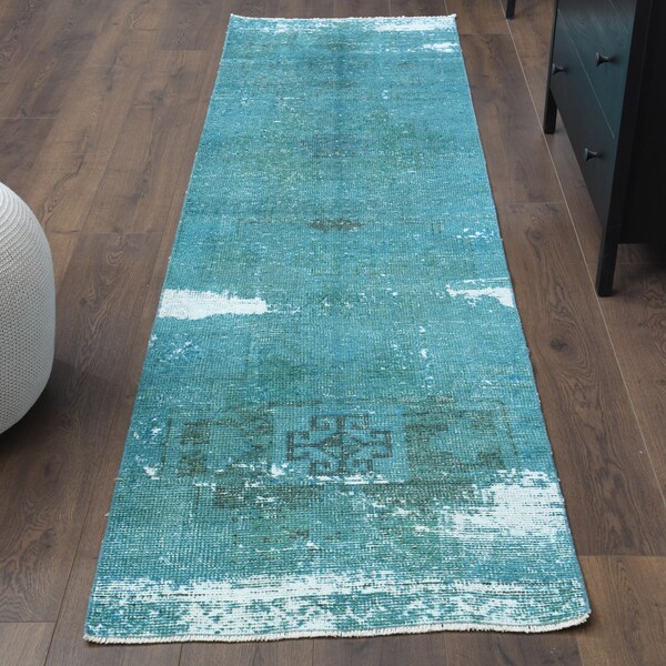 Blue Turkish Runner - Etsy
