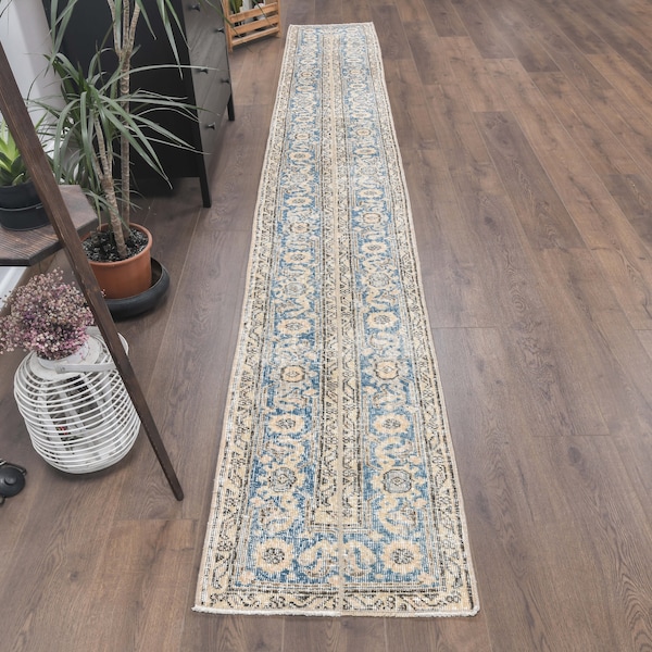 Blue Turkish Runner - Etsy