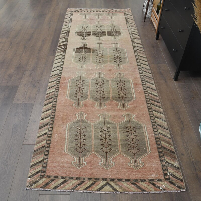 Vintage Turkish Rug Runner - Etsy