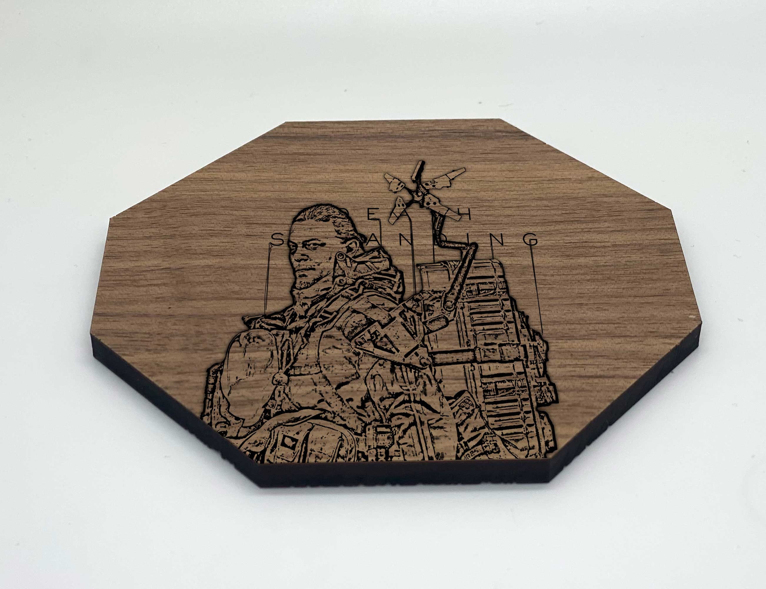 Coasters Home & Living Sam Porter Bridges Coaster Walnut Wood Custom ...