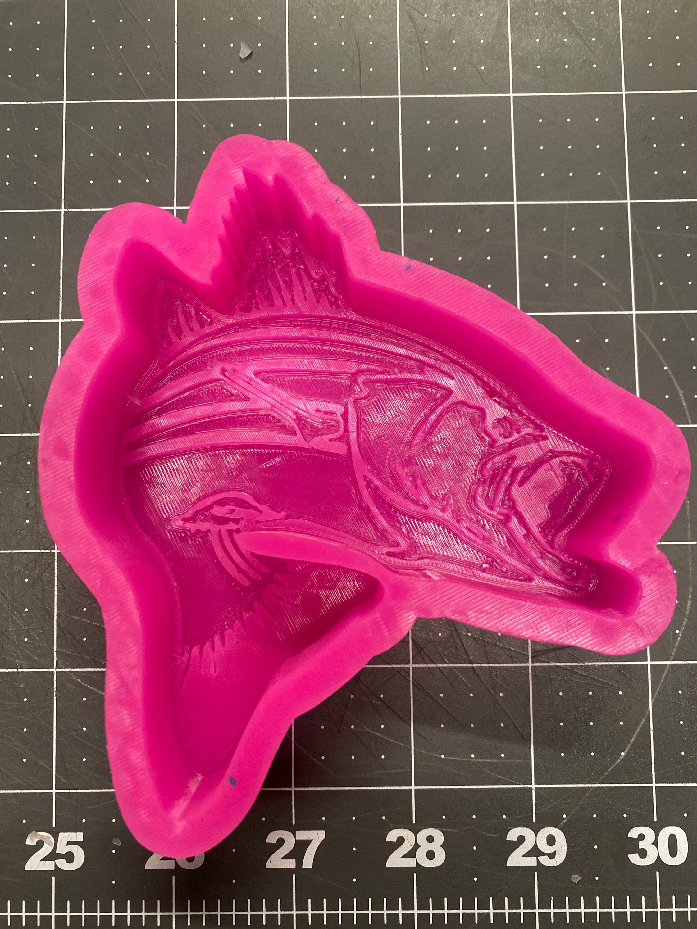 Bass 3d Silicone Molds