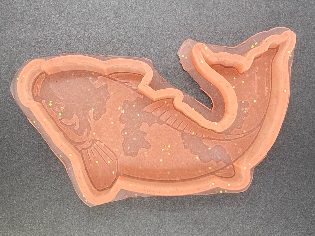 Koi Fish Silicone Mold 5.5 W X 5 H X 1 Deep - Etsy