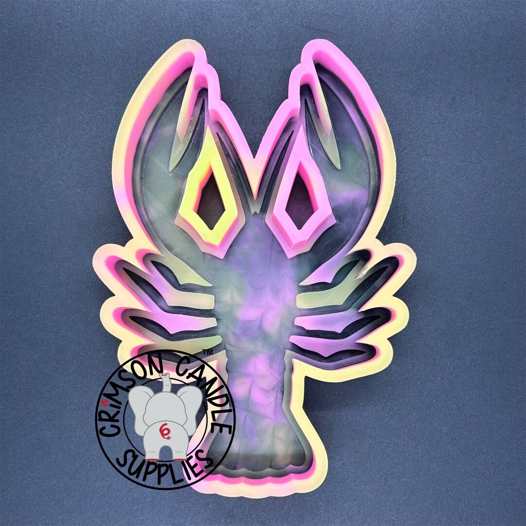 Crawfish / Lobster Silicone Mold 6” Tall X 4” Wide X 1" Deep - Etsy