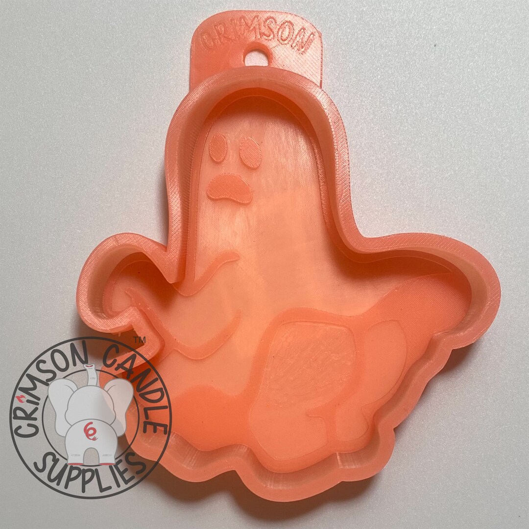 Ghost With Skeleton Hand Print Hiney Silicone Mold ©CCS - Etsy