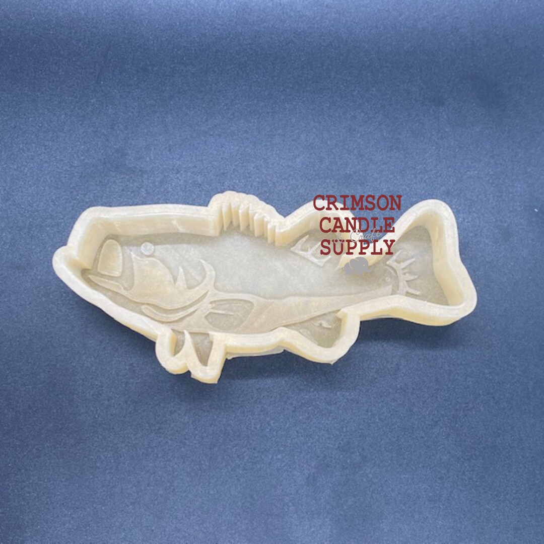 Bass Fish Silicone Mold 2.5" H X 5.5" W X 1" Deep - Etsy