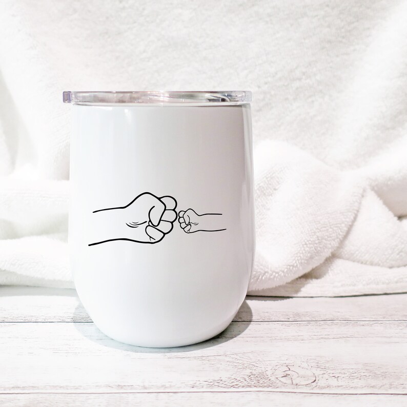 Father Son Fist Bump SVG Father's Day Fist Bump Design - Etsy