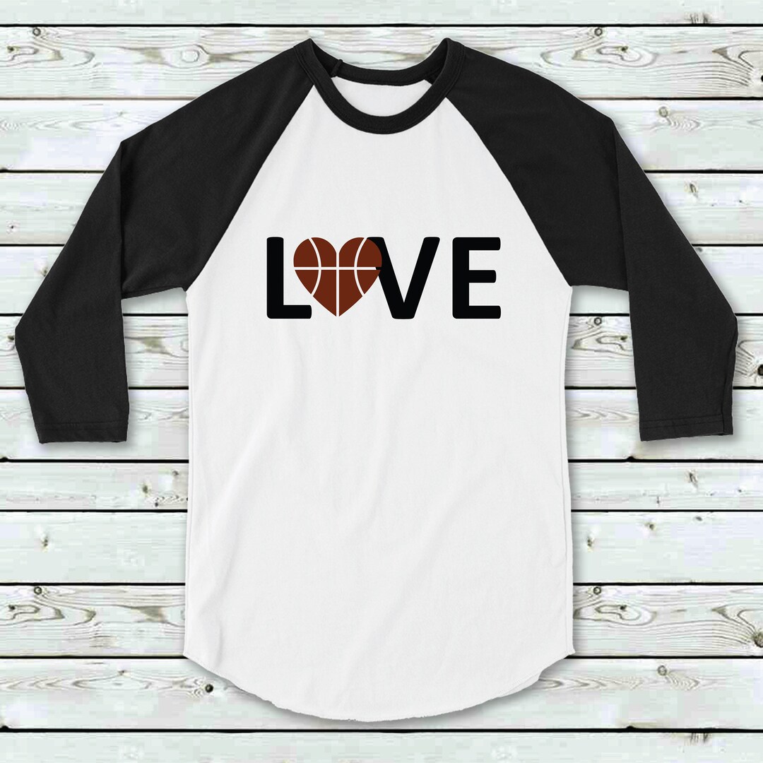 Love Basketball With Heart SVG / Basketball Love SVG / Love Basketball ...