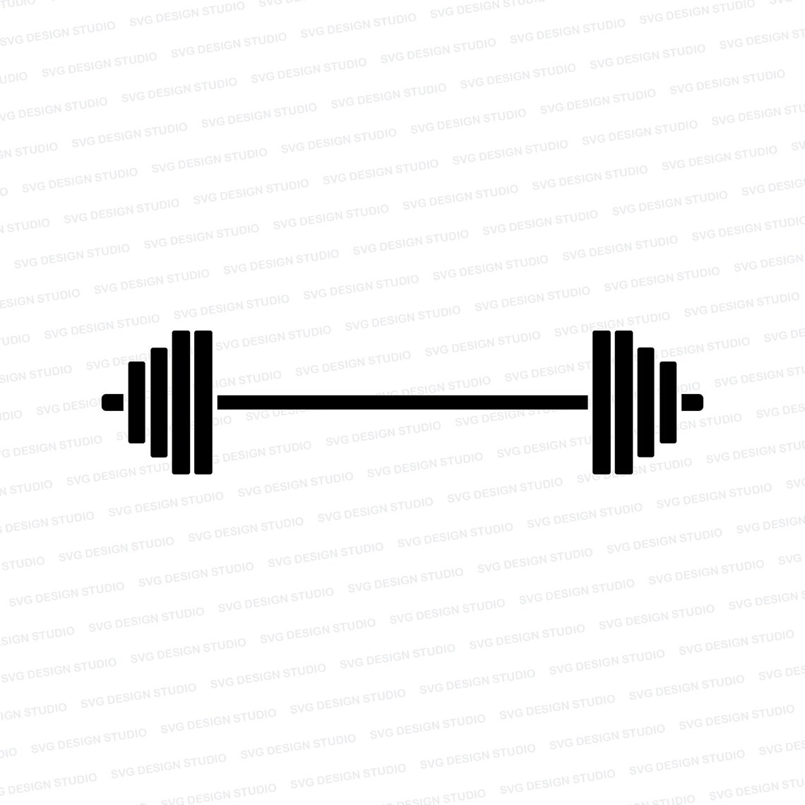 Barbells SVG / Vectored Barbells SVG / Weights Cutter File DXF | Etsy