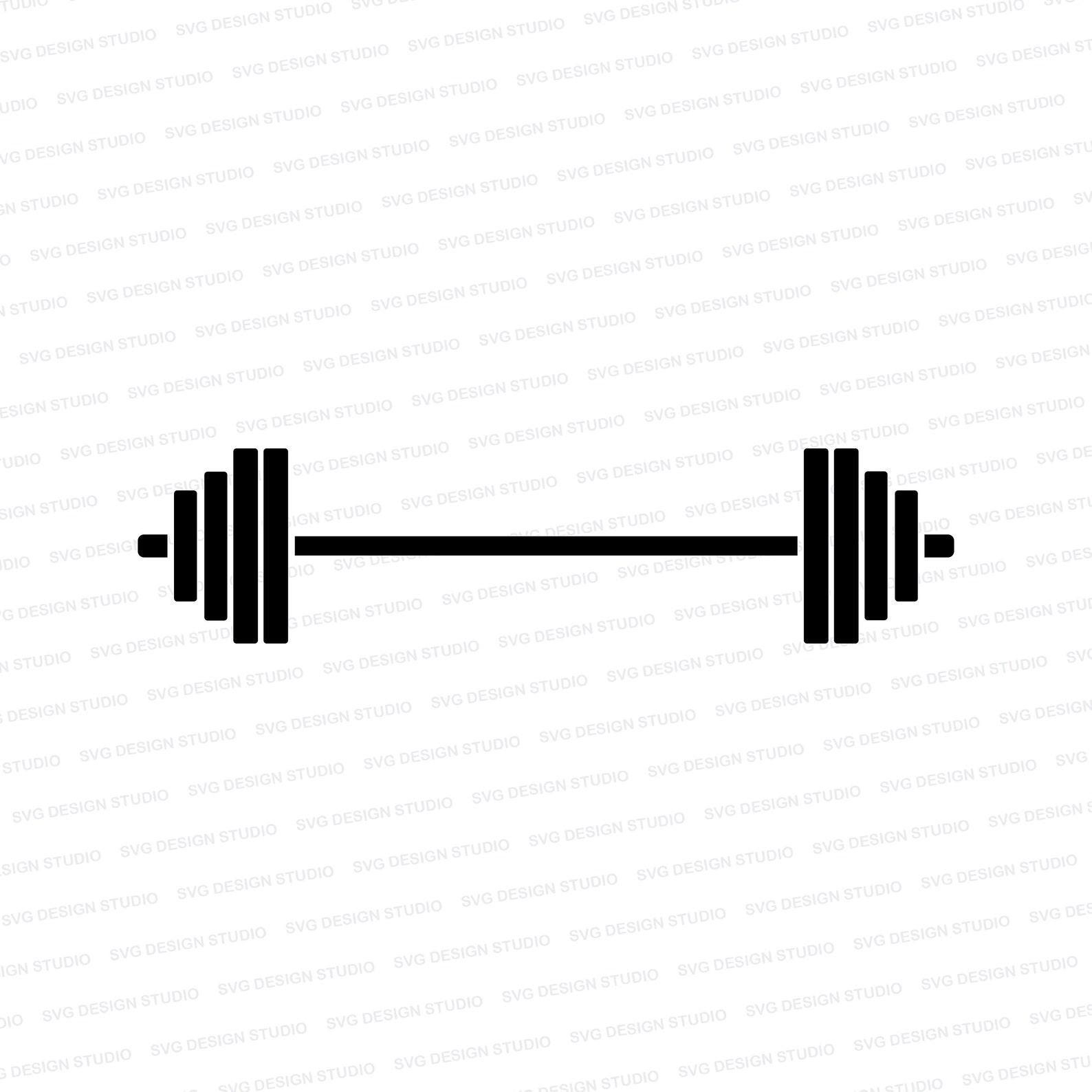 Barbells SVG / Vectored Barbells SVG / Weights Cutter File DXF | Etsy