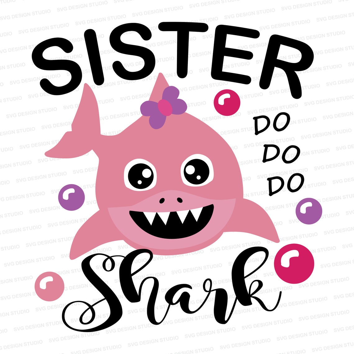 Sister Shark Svg Shark Svg Shark Sister Girl Svg Shark do | Etsy
