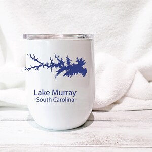 Lake Murray Silhouette SVG | Murray Lake South Carolina Design Cutter ...