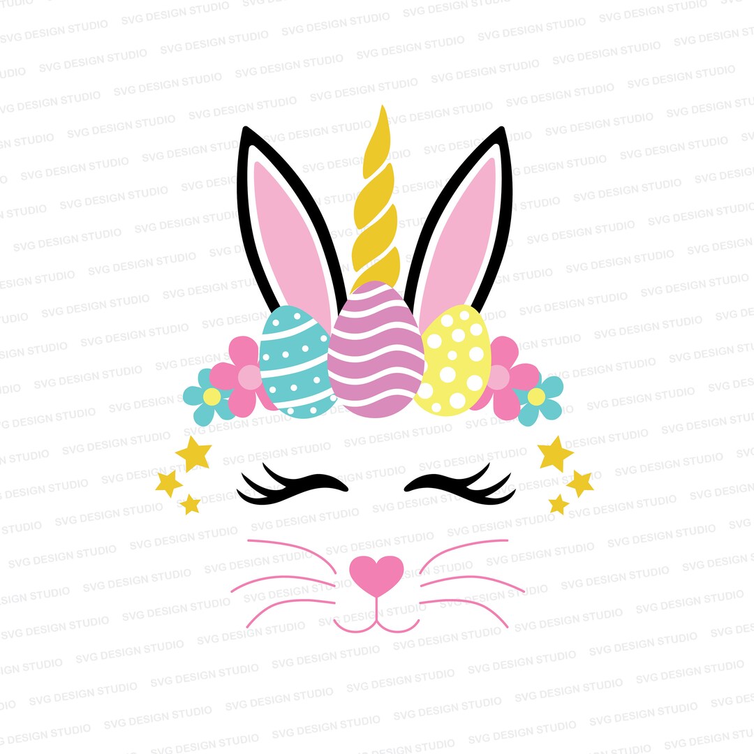 Easter Bunny Unicorn SVG / Magical Easter Bunny Unicorn SVG / Easter ...