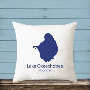 Lake Okeechobee Silhouette SVG | Okeechobee Lake Florida Design Cutter ...