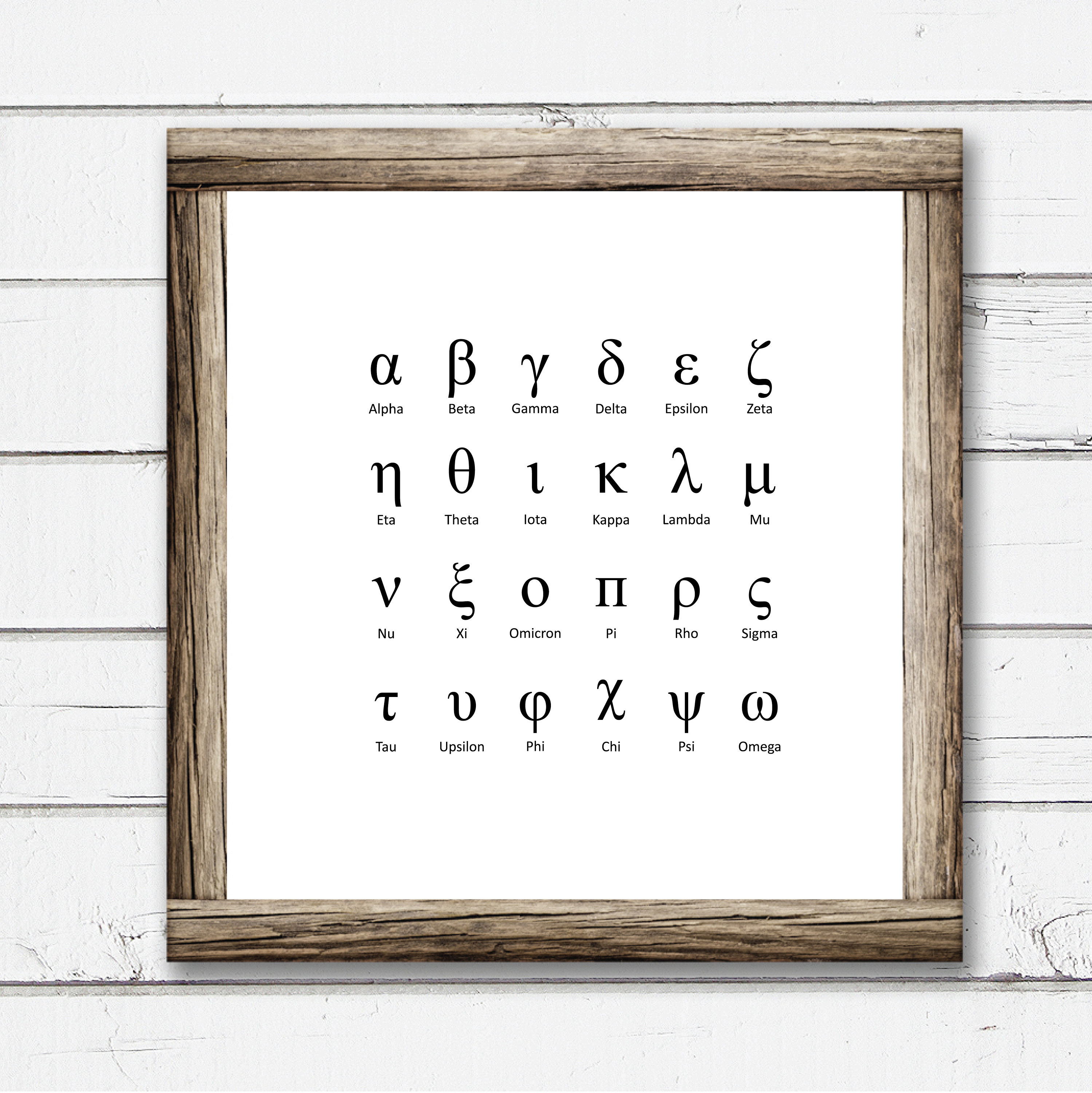 Greek Alphabet Upper and Lowercase SVG | Sorority Fraternity Letters ...