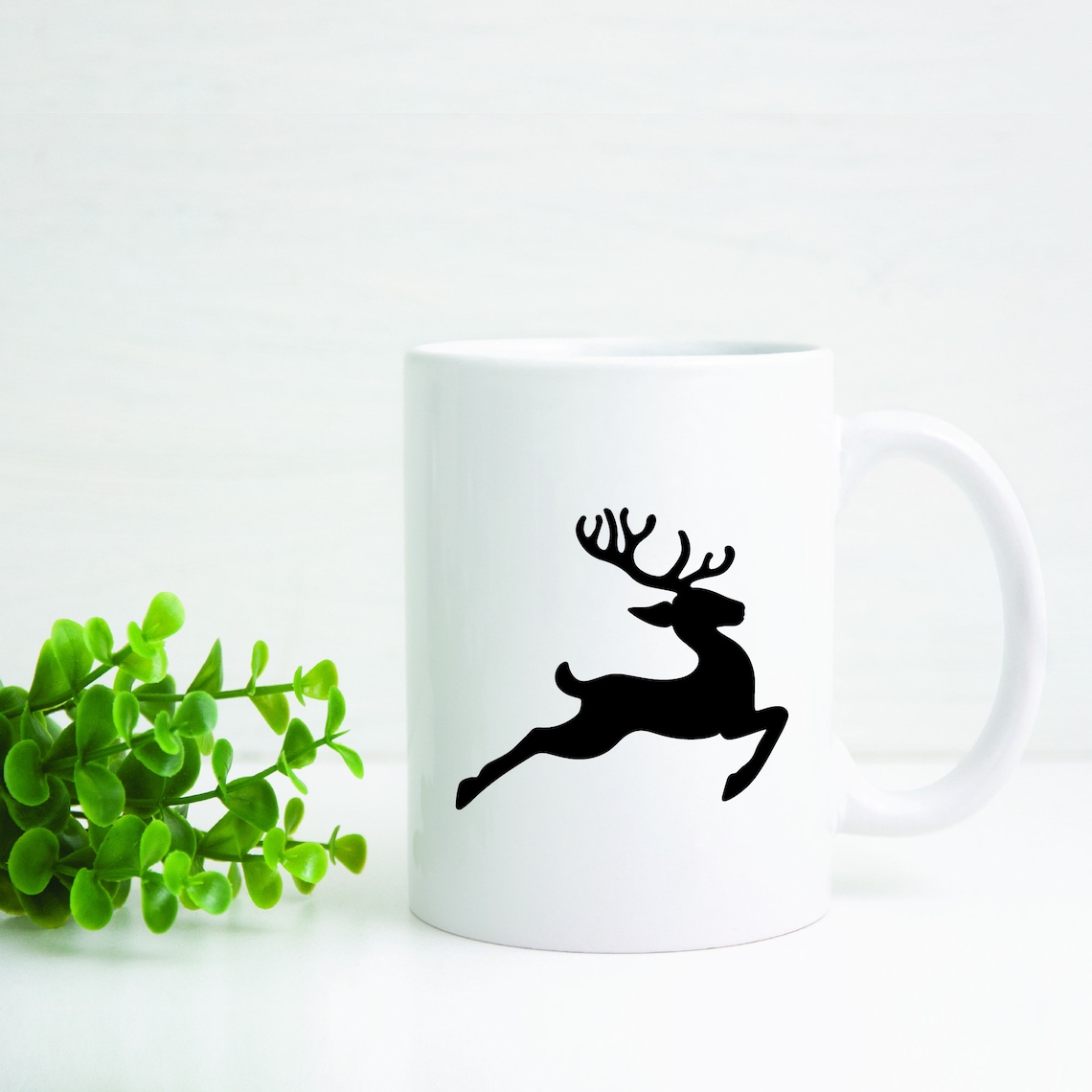 Silueta de reno SVG / Silueta de reno de Navidad SVG / Rudolph - Etsy ...