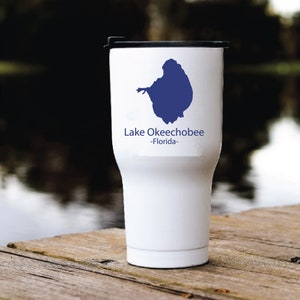 Lake Okeechobee Silhouette SVG | Okeechobee Lake Florida Design Cutter ...