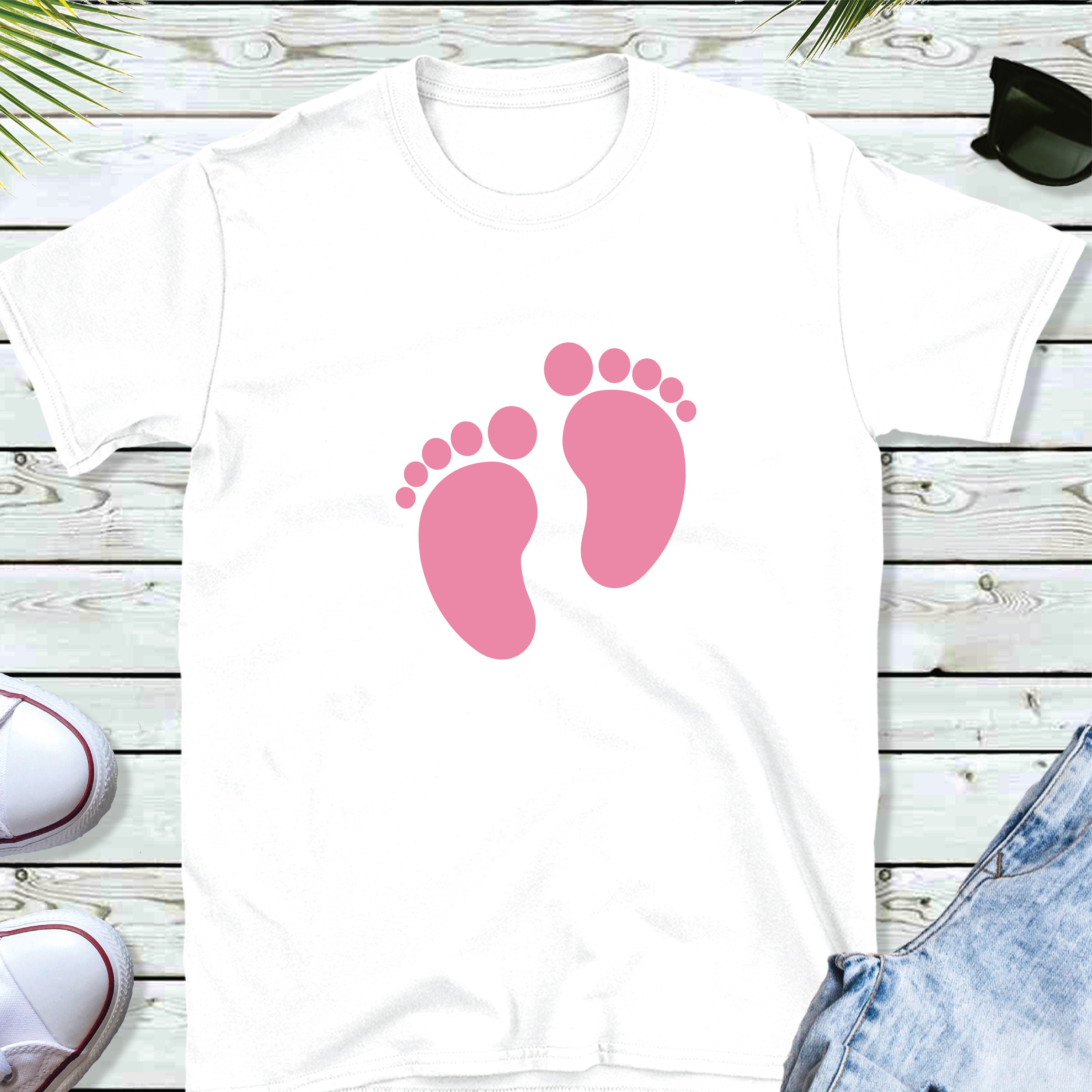 Girl Baby Feet SVG Baby Shower Svg Vectored Baby Feet Cute - Etsy